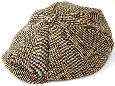 チェックのイングランドツイードキャスケット – garyu planet